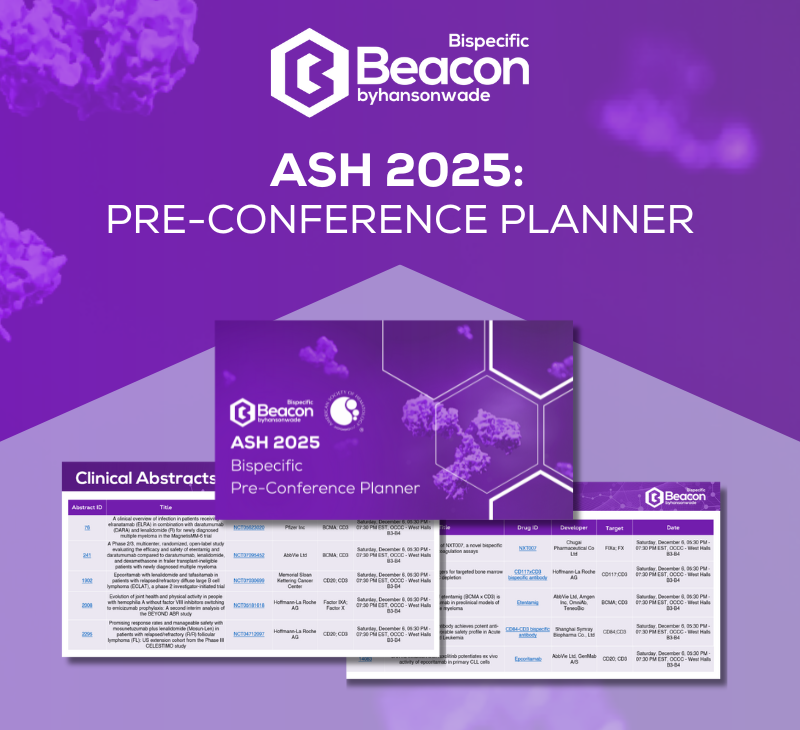 ASH 2025: Bispecific Pre-Conference Planner